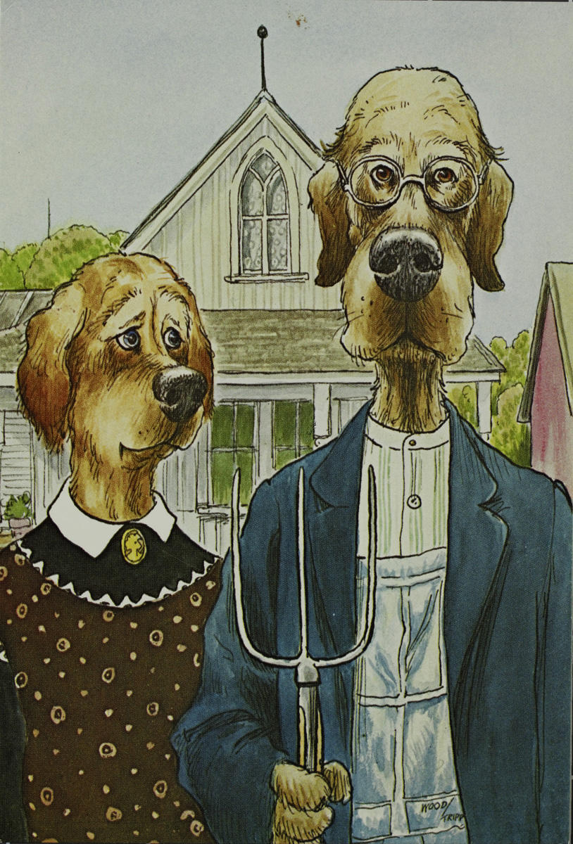 Art Parody American Gothic